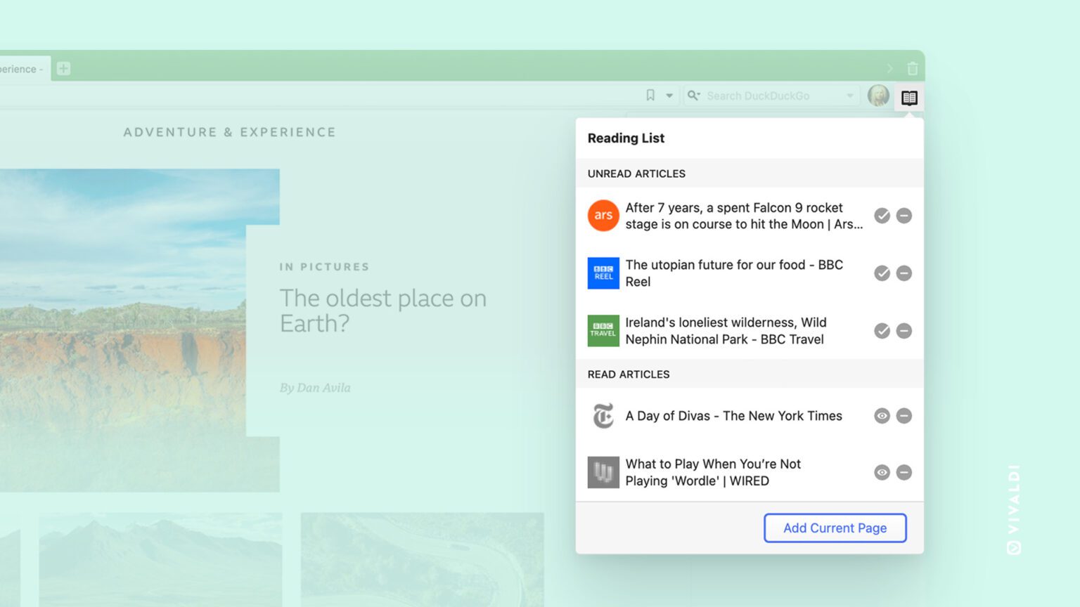 Organize Your Life With Vivaldi's Scrollable Tabs and Reading List ...