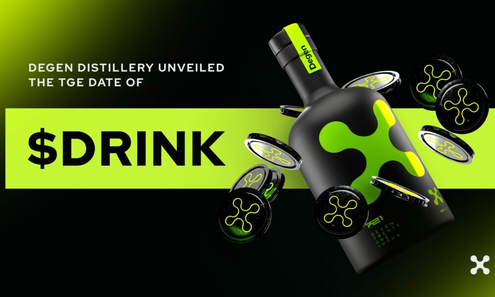 Tech-Infused Spirits Brand Degen Distillery Unveils TGE Date for $DRINK ...