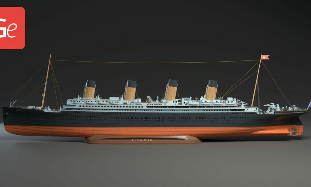 Titanic 3D Model | Detailed High-Quality STL Files for 3D Printing