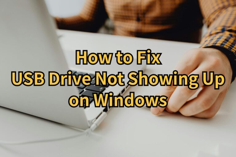 [Solved] USB Drive Not Showing Up on Windows 11/10/8/7 - TechBullion