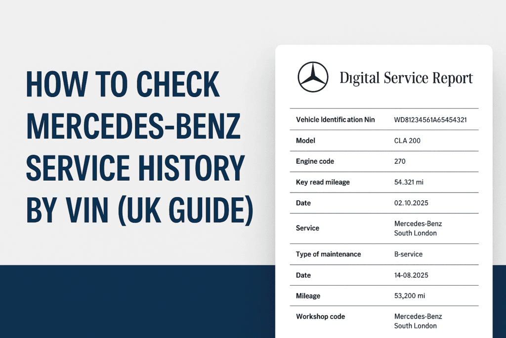 What Is Mercedes DSB (Digital Service Book)? - TechBullion