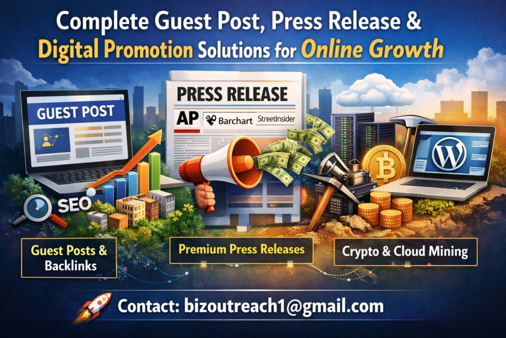 Complete Guest Post, Press Release & Digital Promotion Solutions for ...
