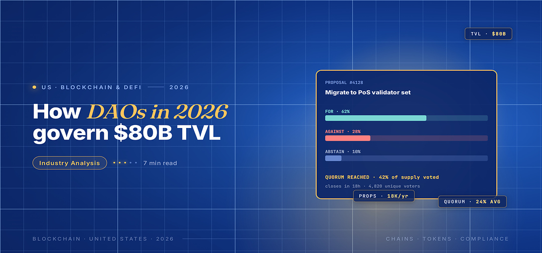 DAO Governance Models in America in 2026: How On-Chain Voting Has ...