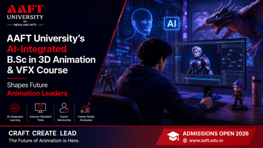 AAFT University’s AI-Integrated B.Sc in 3D Animation & VFX Course ...