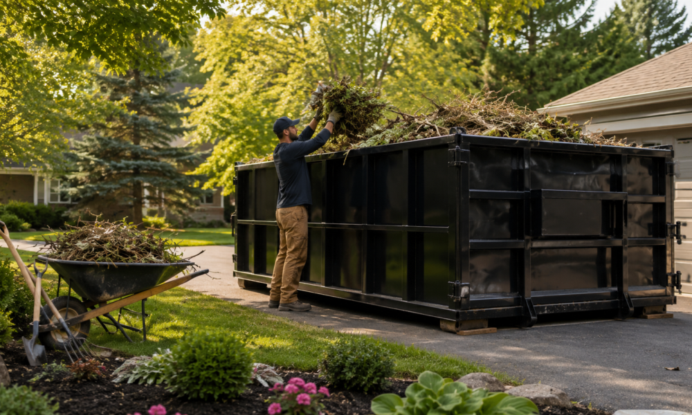 How Roll Off Dumpster Rental Supports Efficient Landscaping and Outdoor ...
