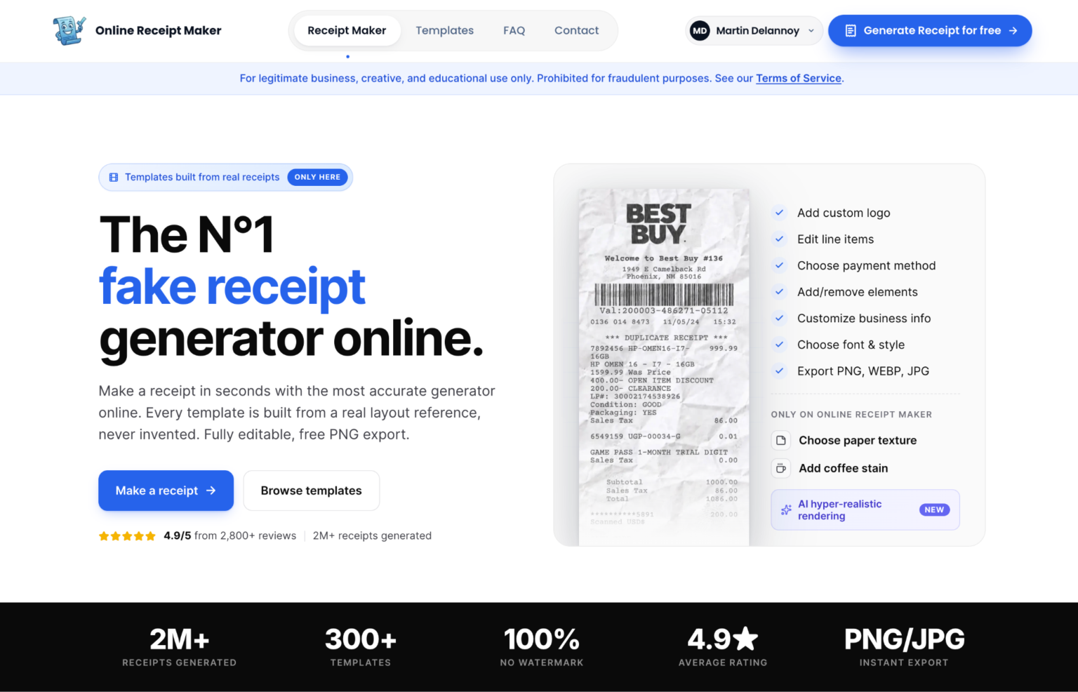 How to Make a Fake Receipt Online (Free & Realistic)
