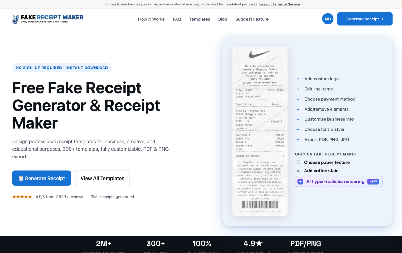 How to Make a Fake Receipt Online (Free & Realistic)