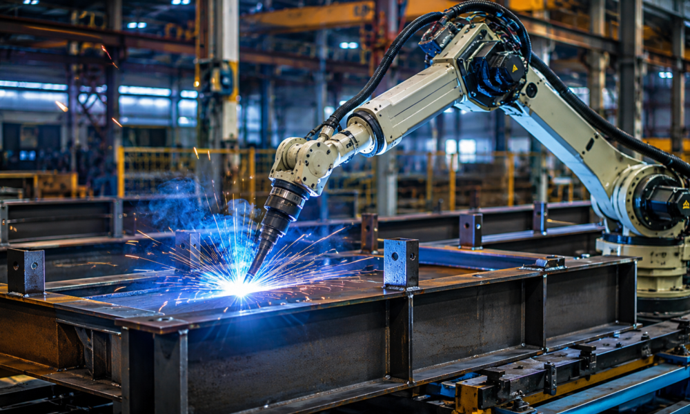 Robotic welding for structural steel: welding automation for beam ...