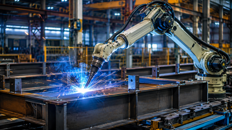 Robotic welding for structural steel: welding automation for beam ...