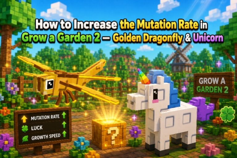 How to Increase the Mutation Rate in Grow a Garden 2 — Golden Dragonfly ...