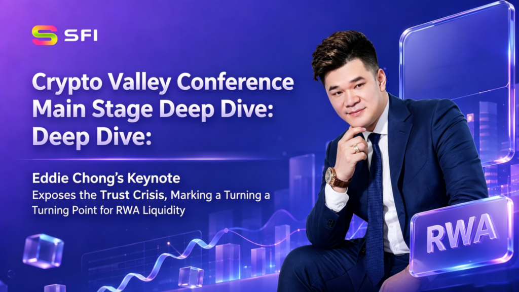 Crypto Valley Conference Main Stage Deep Dive: SFI Chairman Eddie Chong ...